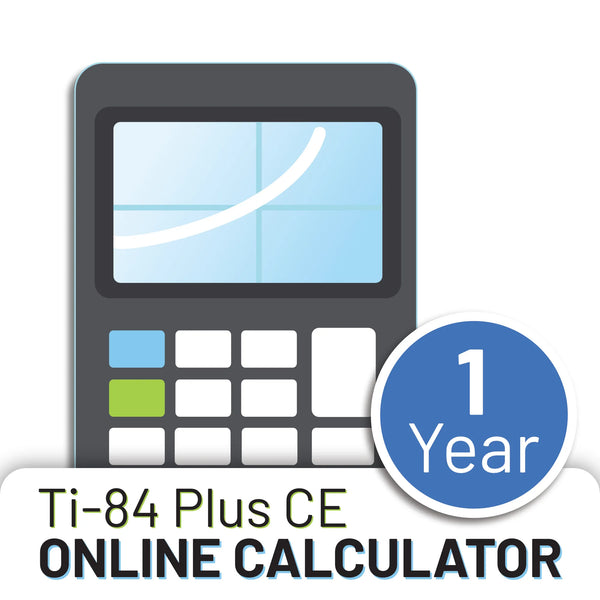 Texas Instruments TI-84 Plus CE Online Calculator 1-Year Subscription