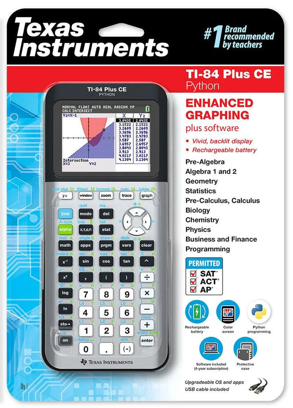 Texas Instruments Ti-84 Plus CE Python Graphing Calculator Space Grey