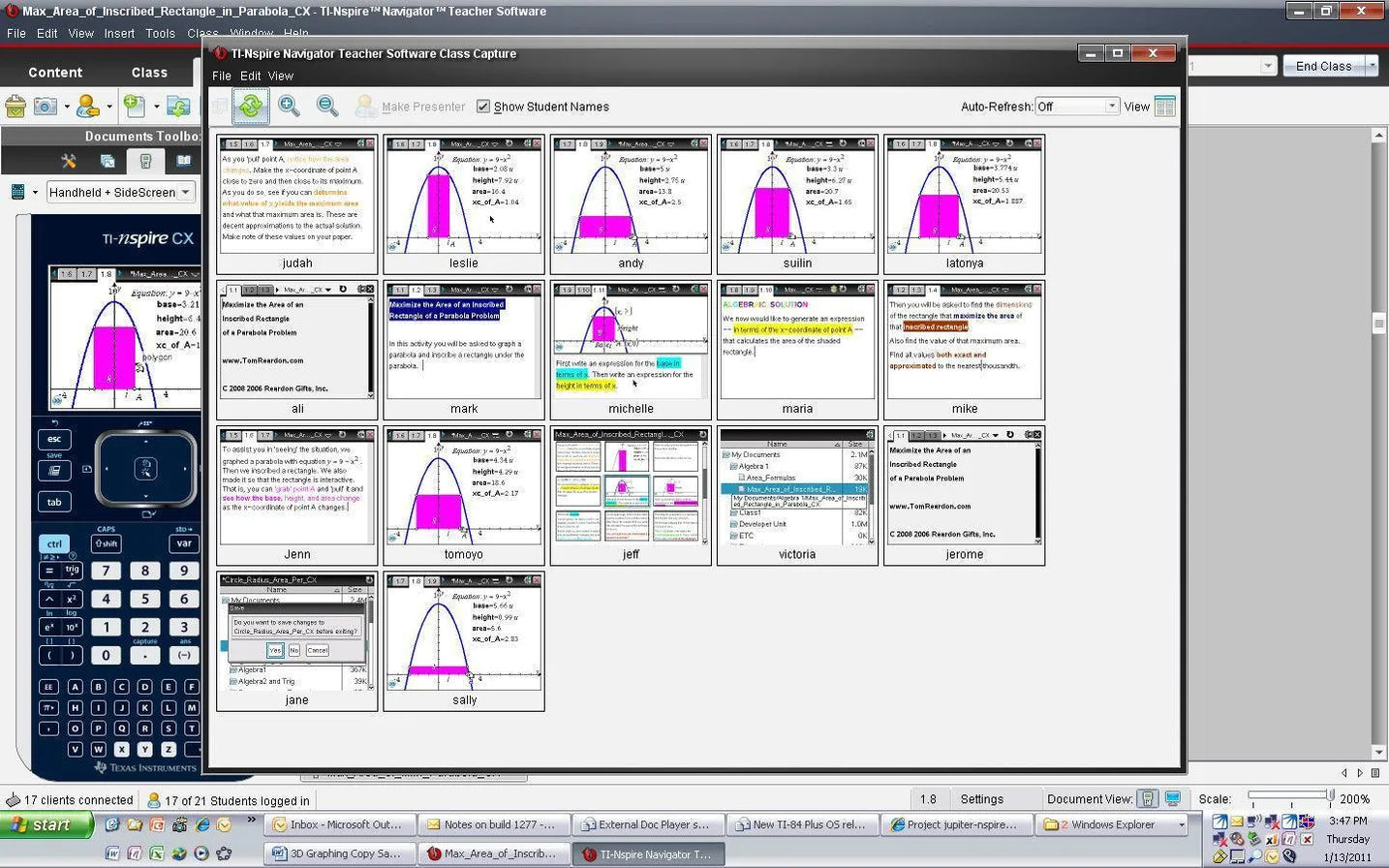 Texas Instruments® TI-Nspire CX Navigator System - 10-Users