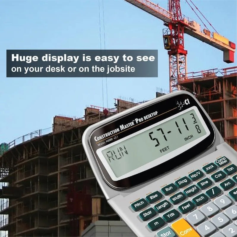 Calculated Industries 44080 Construction Master Pro Desktop Calculator ...