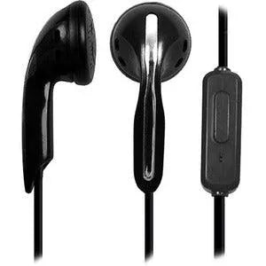 AVID Education AE-1M Stereo Earbuds with Inline Controls, Black