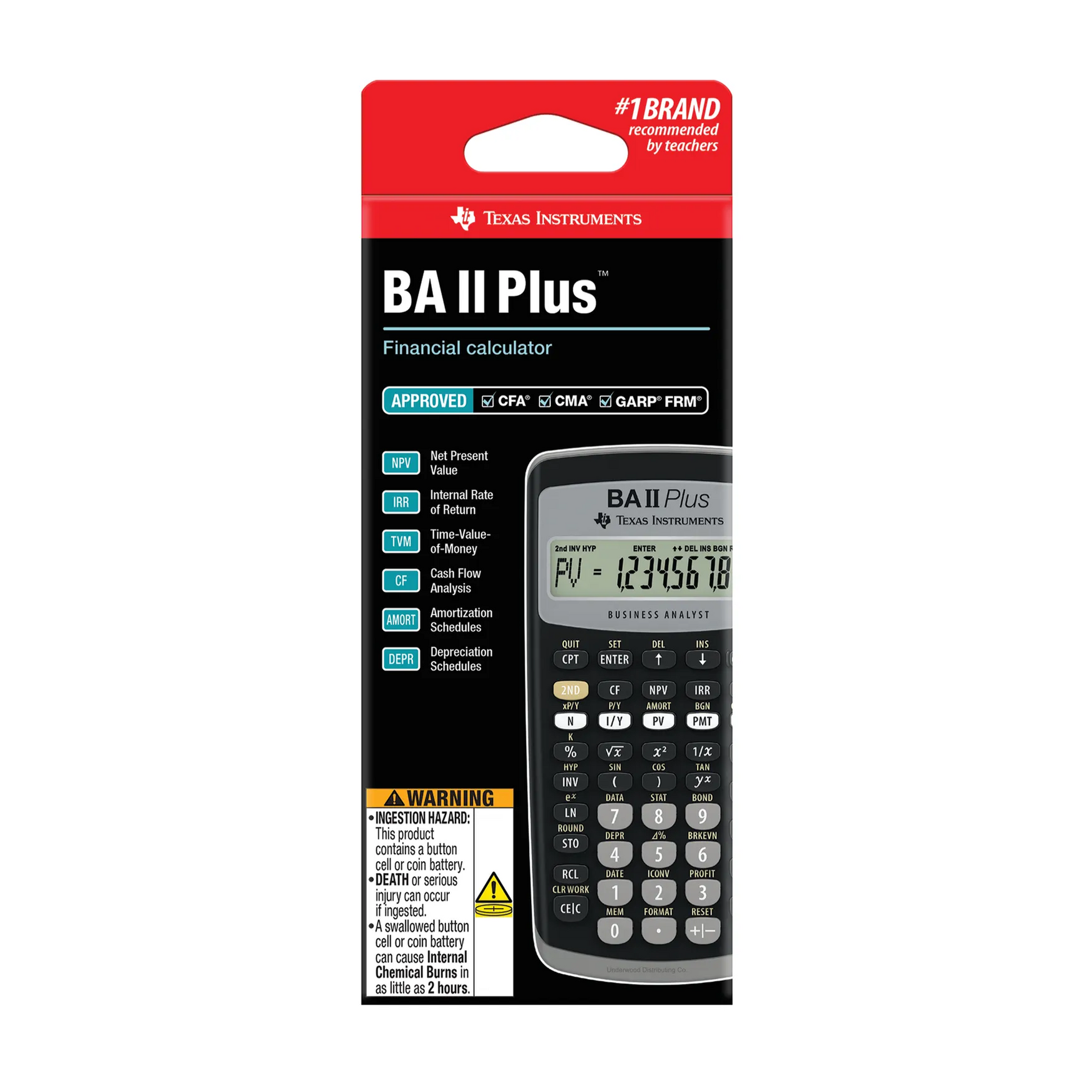 Texas Instruments BA II PLUS™ Financial Calculator