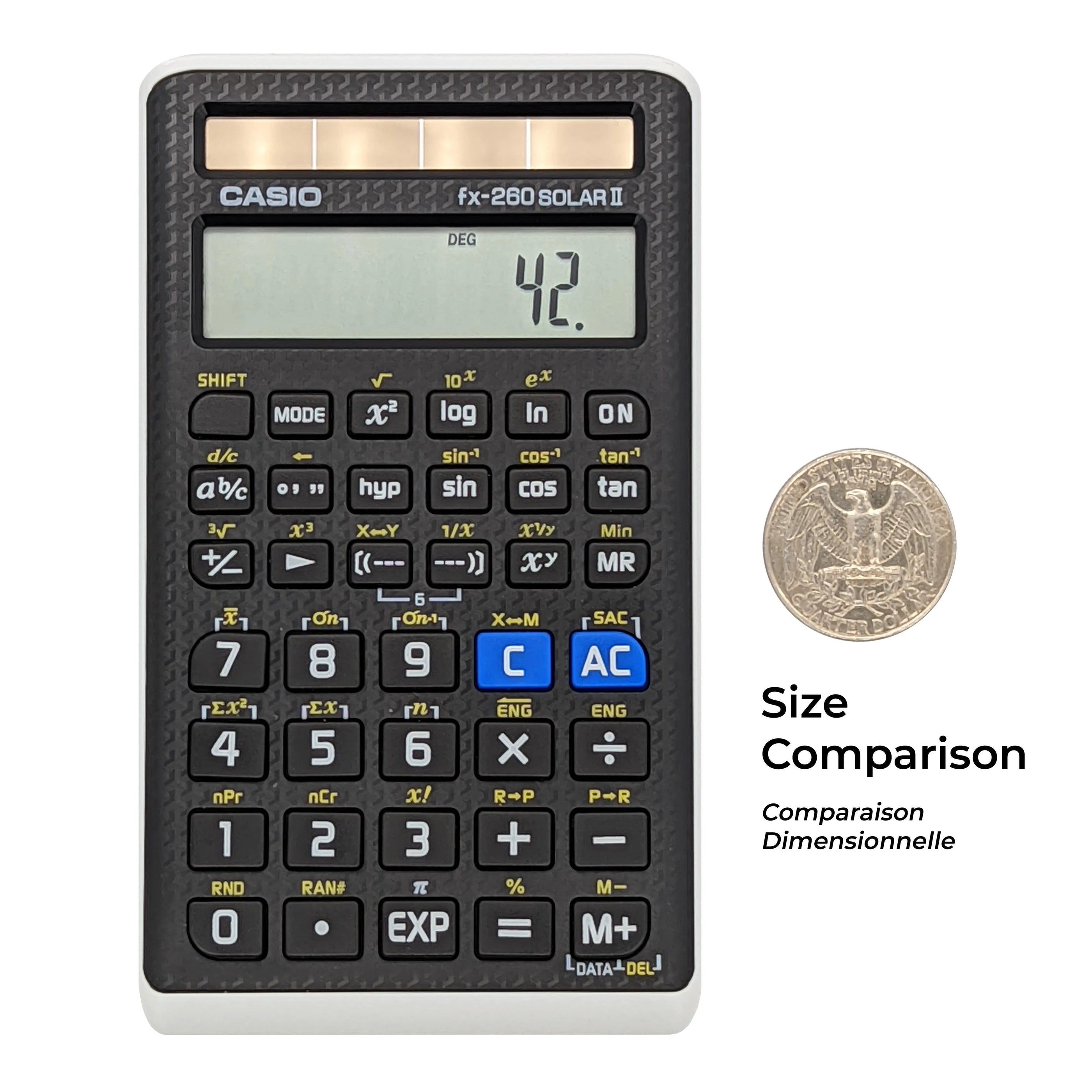 Casio fx-260 SOLAR II Compact Scientific Calculator