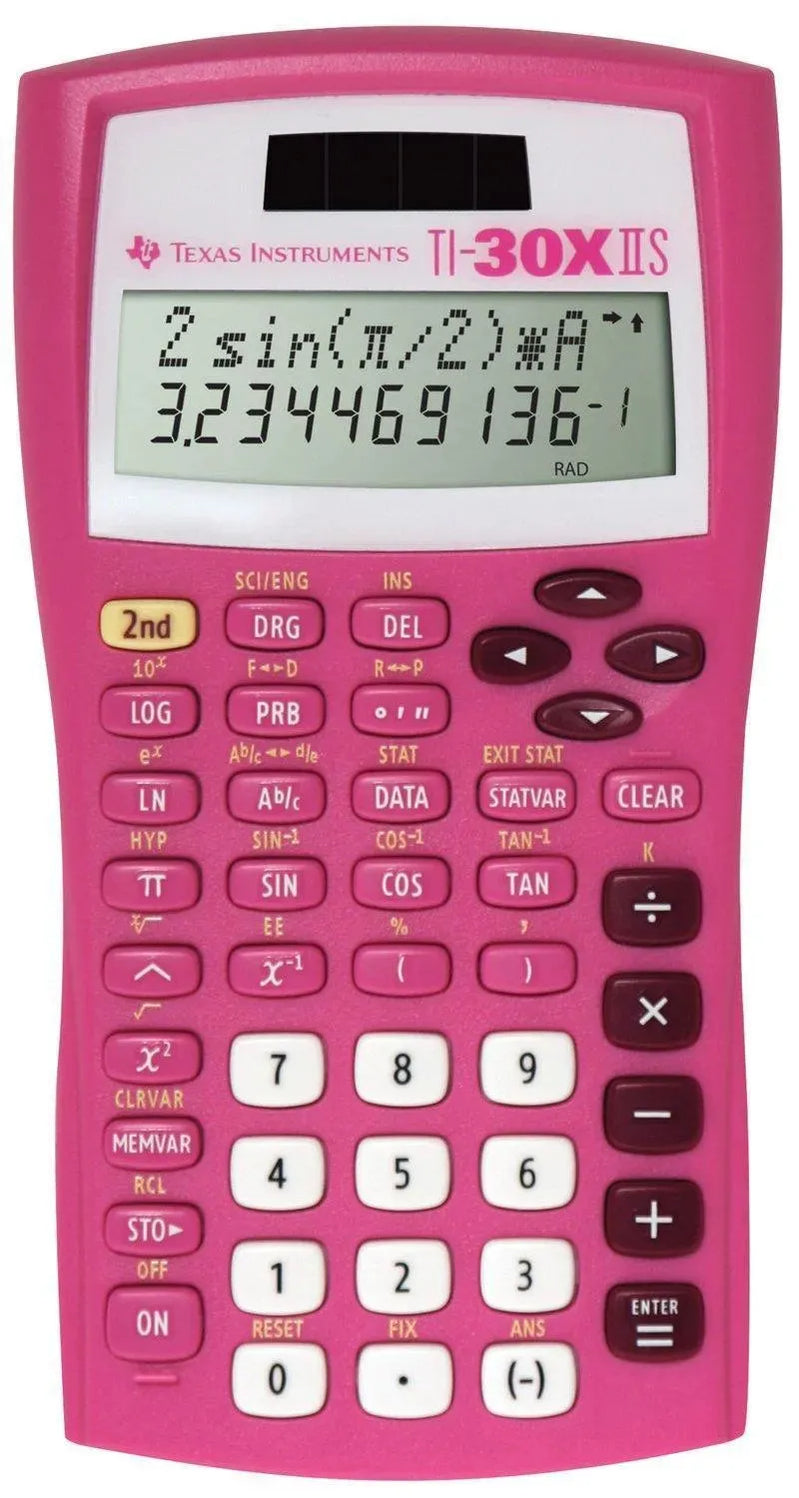 Texas Instruments® TI-30XIIS™ Scientific Calculator - Pink