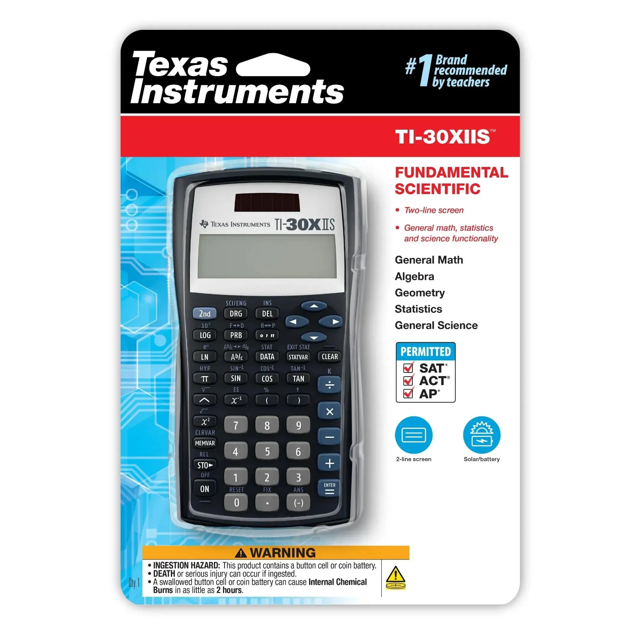 Texas Instruments TI-30XIIS™ Scientific Calculator