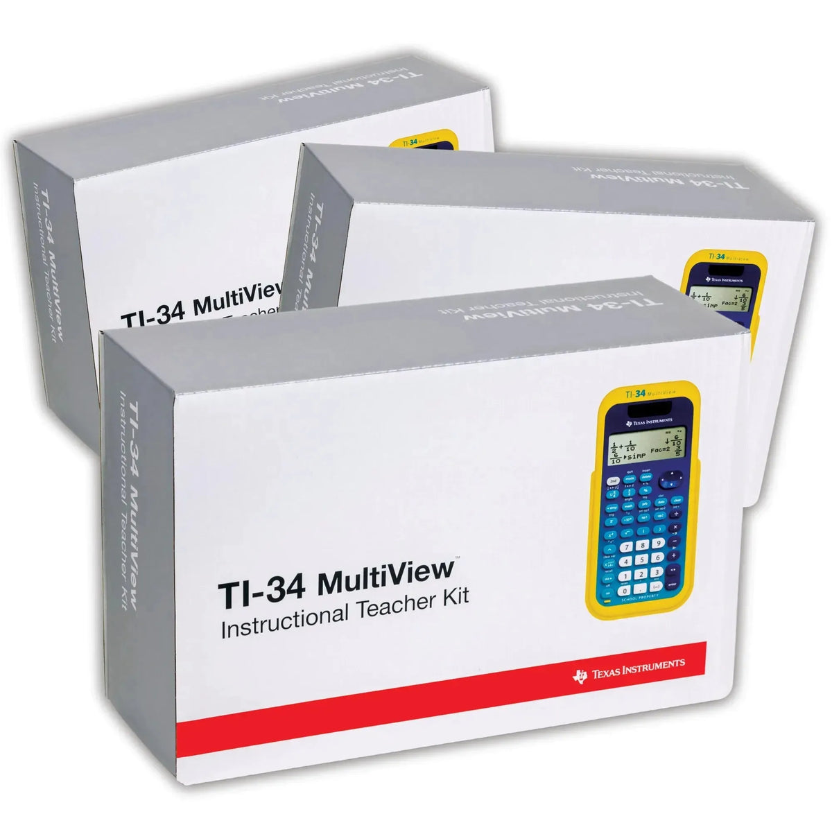 Texas Instruments TI-34 MultiView Class Pack of 30 - EZSpot Yellow