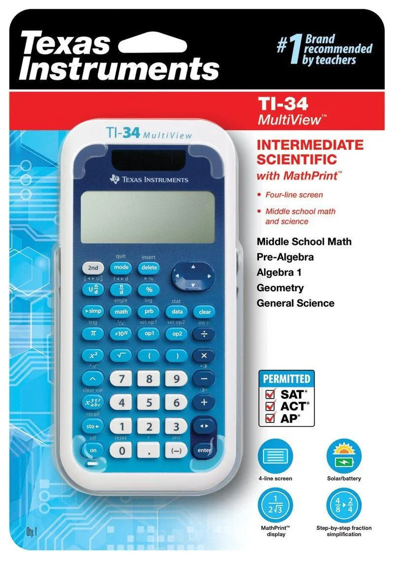 Texas Instruments TI-34 MultiView Scientific Calculator