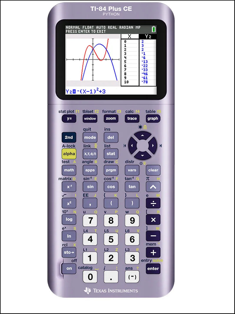 Texas Instruments Ti-84 Plus CE Graphing Calculator - Infinity Iris