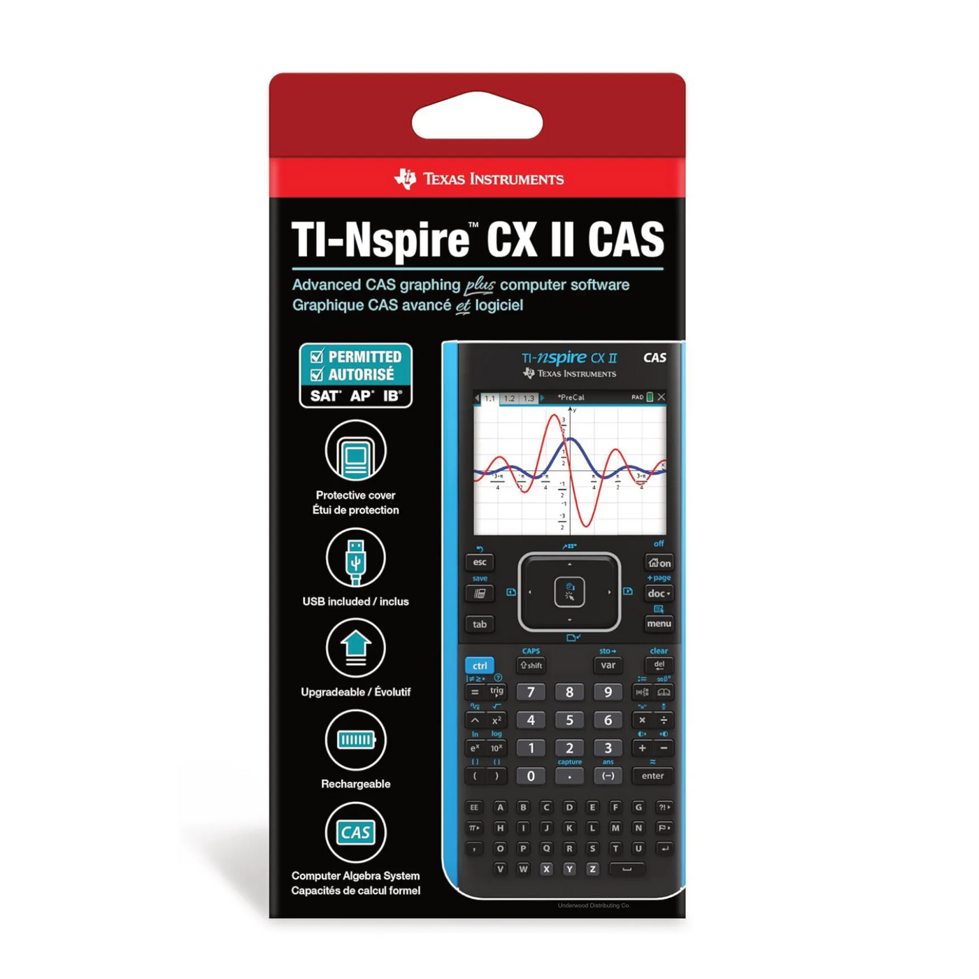 TI-Nspire CX II CAS Handheld Graphing Calculator