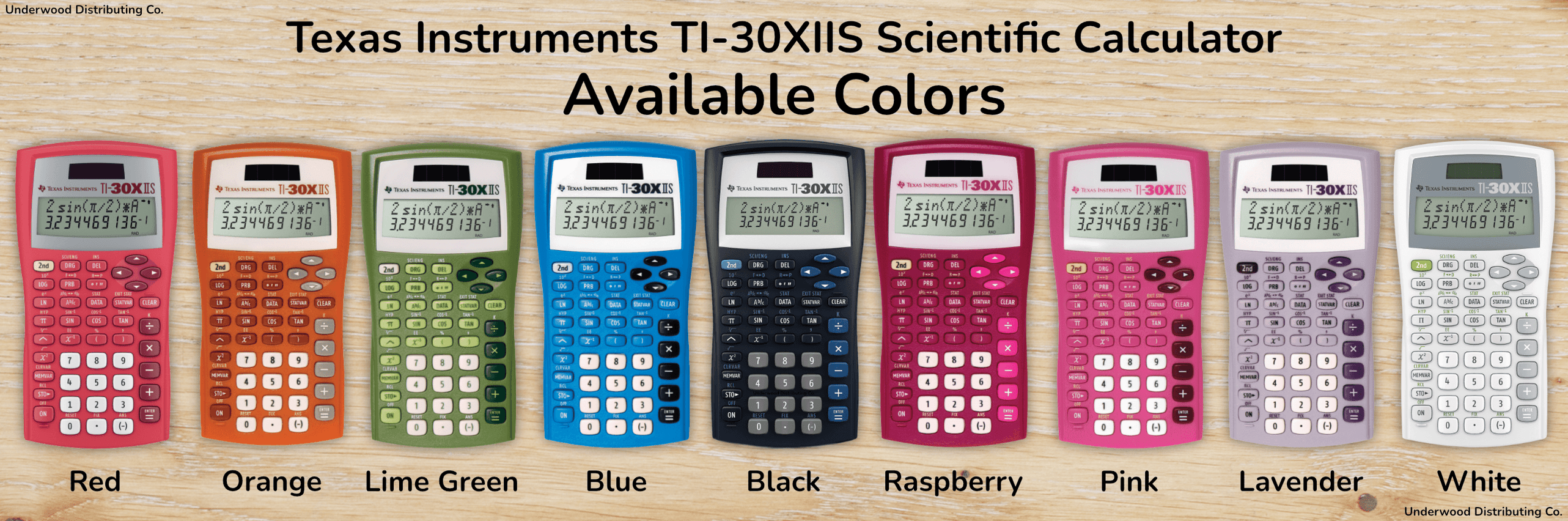 Underwood Distributing Co. | Calculators for your Classroom!